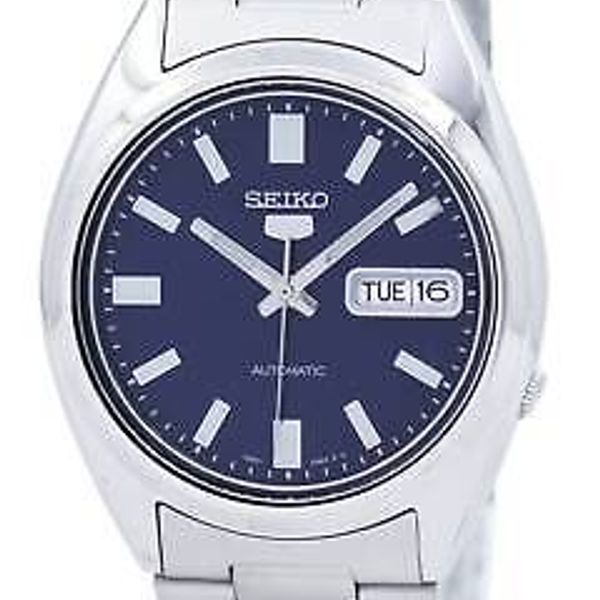 Seiko 5 Automatic Stainless Steel 21 Jewels Day/Date SNXS77K1 Analog ...