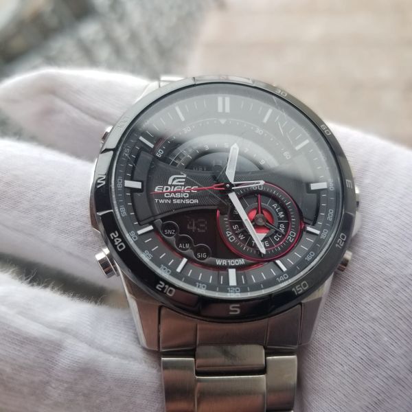 casio edifice ERA-200 twin sensor module 5303 chronograph alarm men's ...