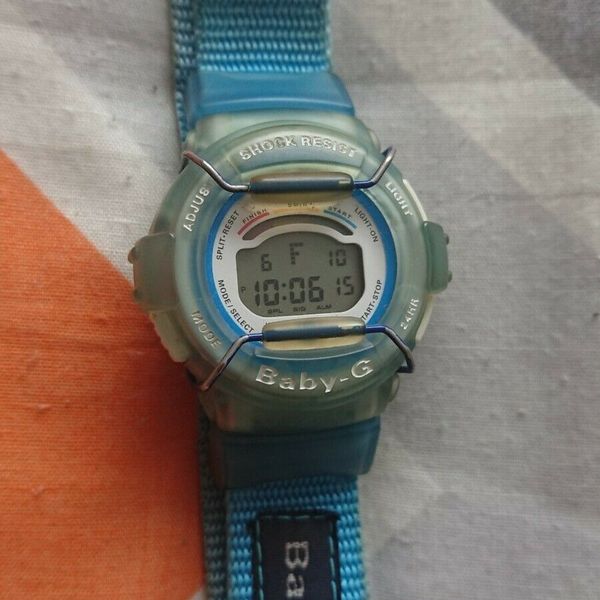 Casio Baby-G BG-310 Digital Watch Blue Sports Strap | WatchCharts