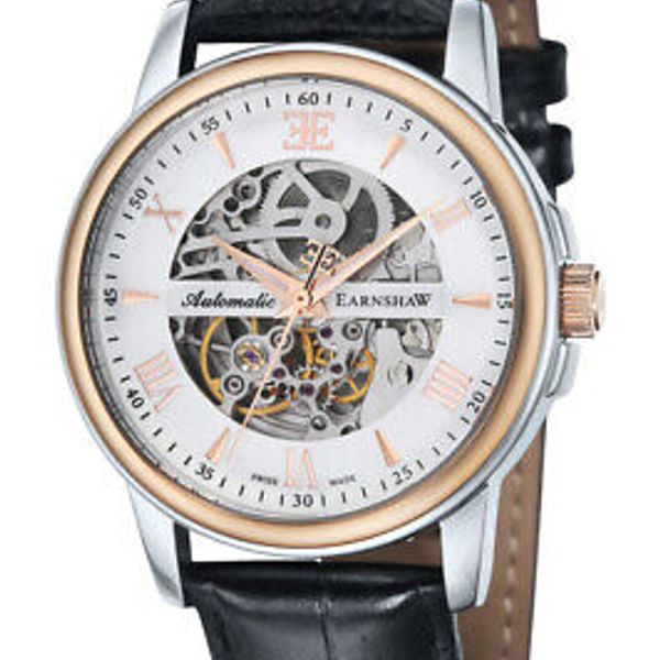 NIB Authentic Thomas Earnshaw Beagle Swiss-Made Automatic Watch ES-0014 ...