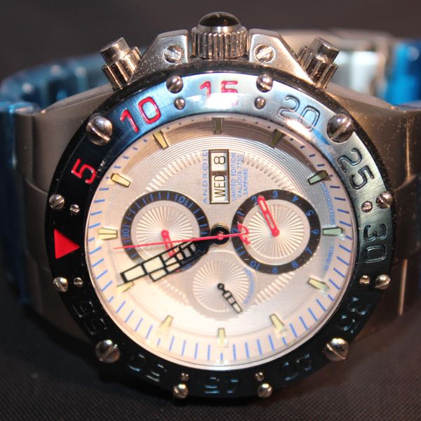 Android AD905BBUS ANDROID Mens Divemaster Enforcer 7750 Swiss Valjoux ...