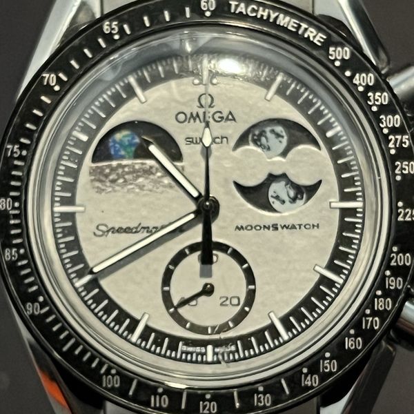 Omega x Swatch Moonswatch Metal Stainless Steel Mod Mission to The ...