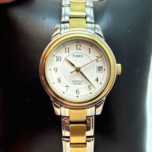 Timex T25771 Women's Porter Street Two-tone Stainless Steel Watch ...
