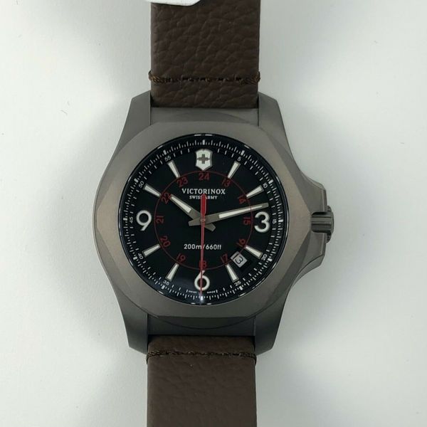 Victorinox I.N.O.X. Titanium (241778) Men's Wristwatch with Black Dial ...