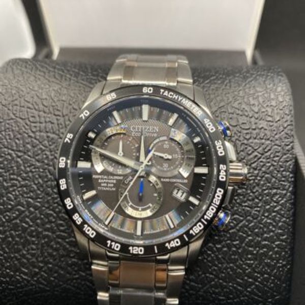 Citizen PCAT Eco-Drive Men's Black Watch - CB5908-57E | WatchCharts ...