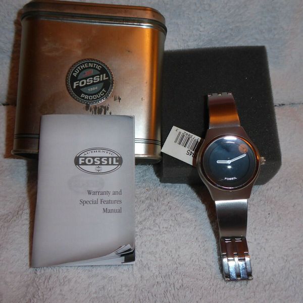 Fossil JR- 7845 Watch Big Tic with tin and manual | WatchCharts Marketplace