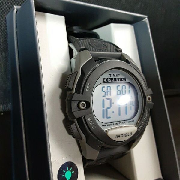 Timex T40941, Men's "Expedition" Chronograph Digital Watch, Indiglo, Alarm | WatchCharts Marketplace