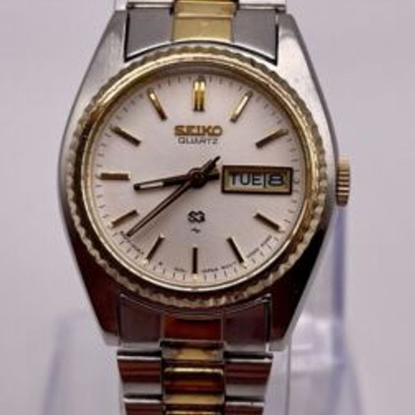 Vintage Seiko Quartz Womenâ s Watch Day / Date 8523-0059 New Battery ...