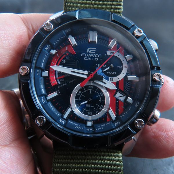 EFR-559TRP Casio Toro Rosso Edifice Chronograph Quartz Men Watch ...