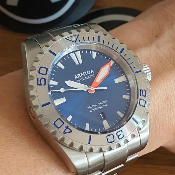 Rare Armida A4 2000m ETA 2824-2 Dive Watch | WatchCharts Marketplace