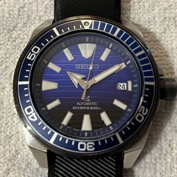 Seiko Prospex Blue Men's Watch - SRPC93 Samurai | WatchCharts Marketplace