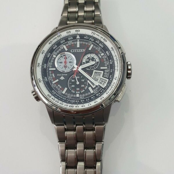 Citizen EcoDrive Titanium Chrono, Radio Controlled,Solar,Saphire H610 ...