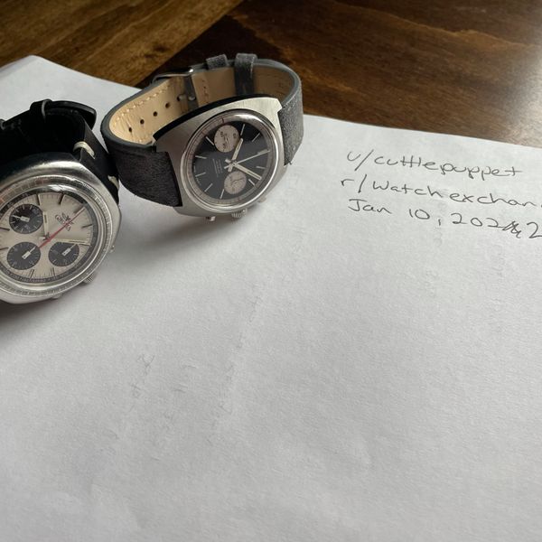 [WTS] Vintage Evil Panda Chronograph, Anonymous Dial, Valjoux 7733 ...