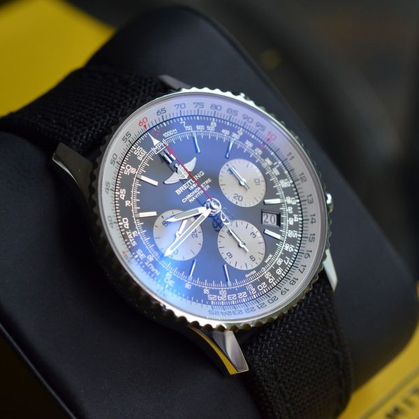 SOLD: Breitling Navitimer 01 Limited 43mm, Exhibition Back, Serviced ...