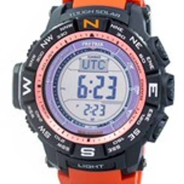FS: Casio Protrek Digital Atomic Tough Solar Triple Sensor PRW-3500Y-4D ...