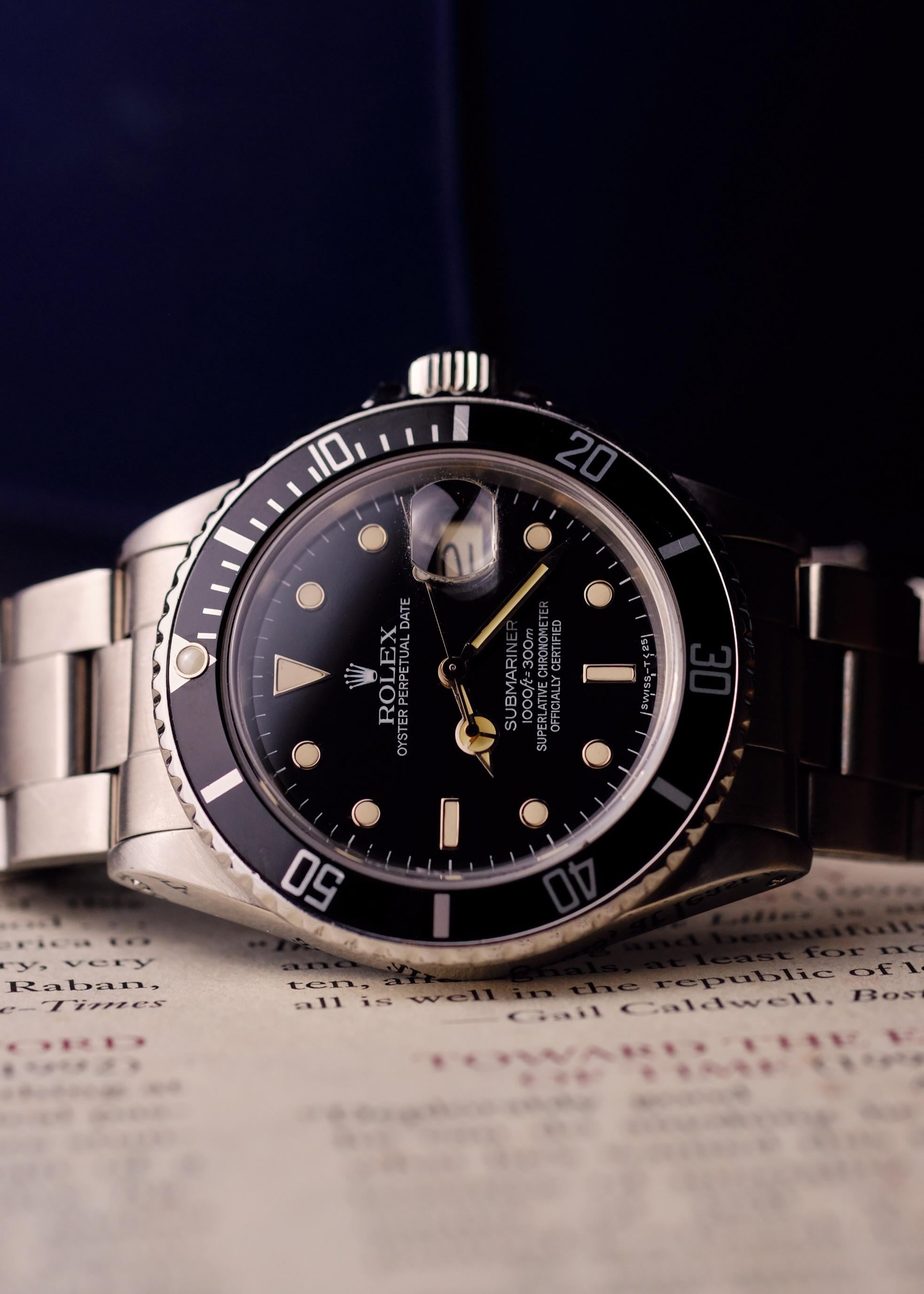 [WTS] Rolex Submariner 16800 Cream Patina Dial - 1985 | WatchCharts