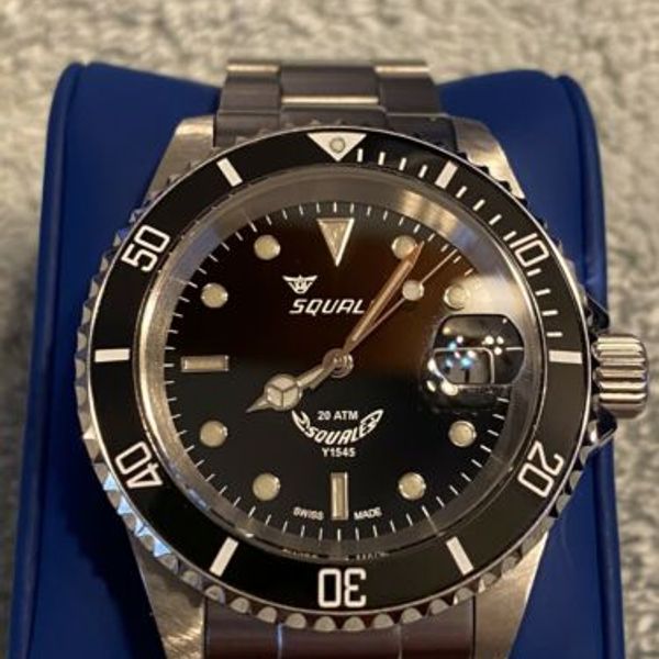 Squale 1545 Black Ceramic Bezel | WatchCharts Marketplace