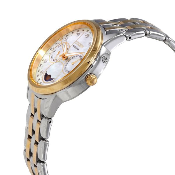 Citizen Eco-Drive Calendrier Chronograph Diamond Ladies Watch FD0004 ...
