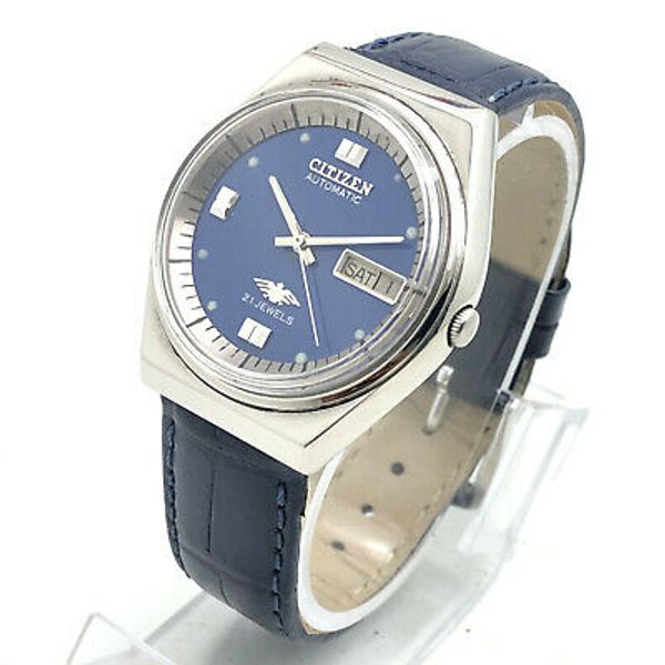 VINTAGE MEN'S CITIZEN 8200 DAY DATE 36MM AUTOMATIC 21-JEWELS WRIST WATCH A9536 | WatchCharts ...