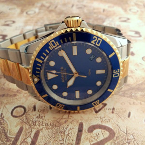 FS: Armida A2 300 Meter Dive watch - 2 tone Blue/Gold | WatchCharts