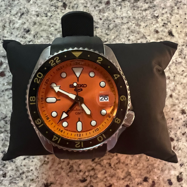 [WTS] Seiko SSK005 - Worn 1x - Includes Crafter Blue Curved End Rubber ...