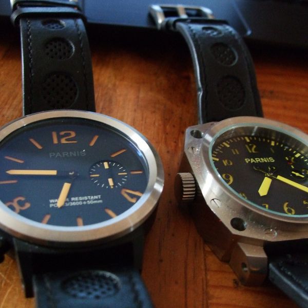F.S. Large customized Parnis watches... | WatchCharts Marketplace