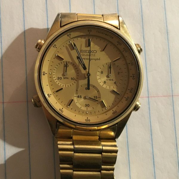 Vintage Seiko 7A28-7029 Quartz Chronograph. Working-All Orig.-Read Description | WatchCharts