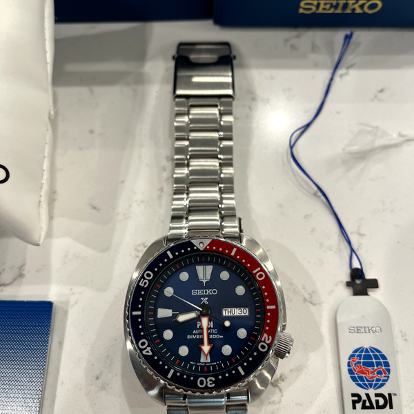 Seiko Prospex PADI "Turtle" SRPA21 45mm Dive Watch - Box Papers ...