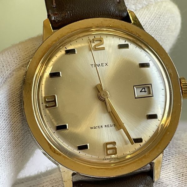 Vintage 1972 Timex Marlin Series Mechanic Men's Watch Serviced Date ...
