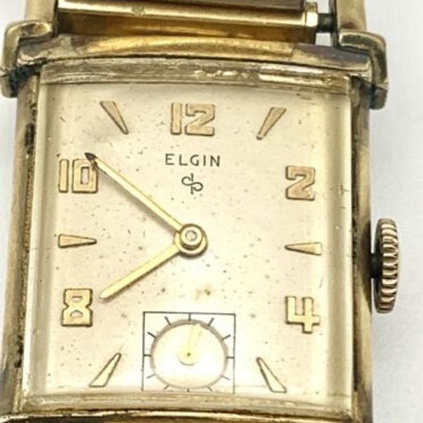 Vintage Rare Elgin 673 DP DuraPower 17Jewels Watch 10K RGP 1950â s â ...