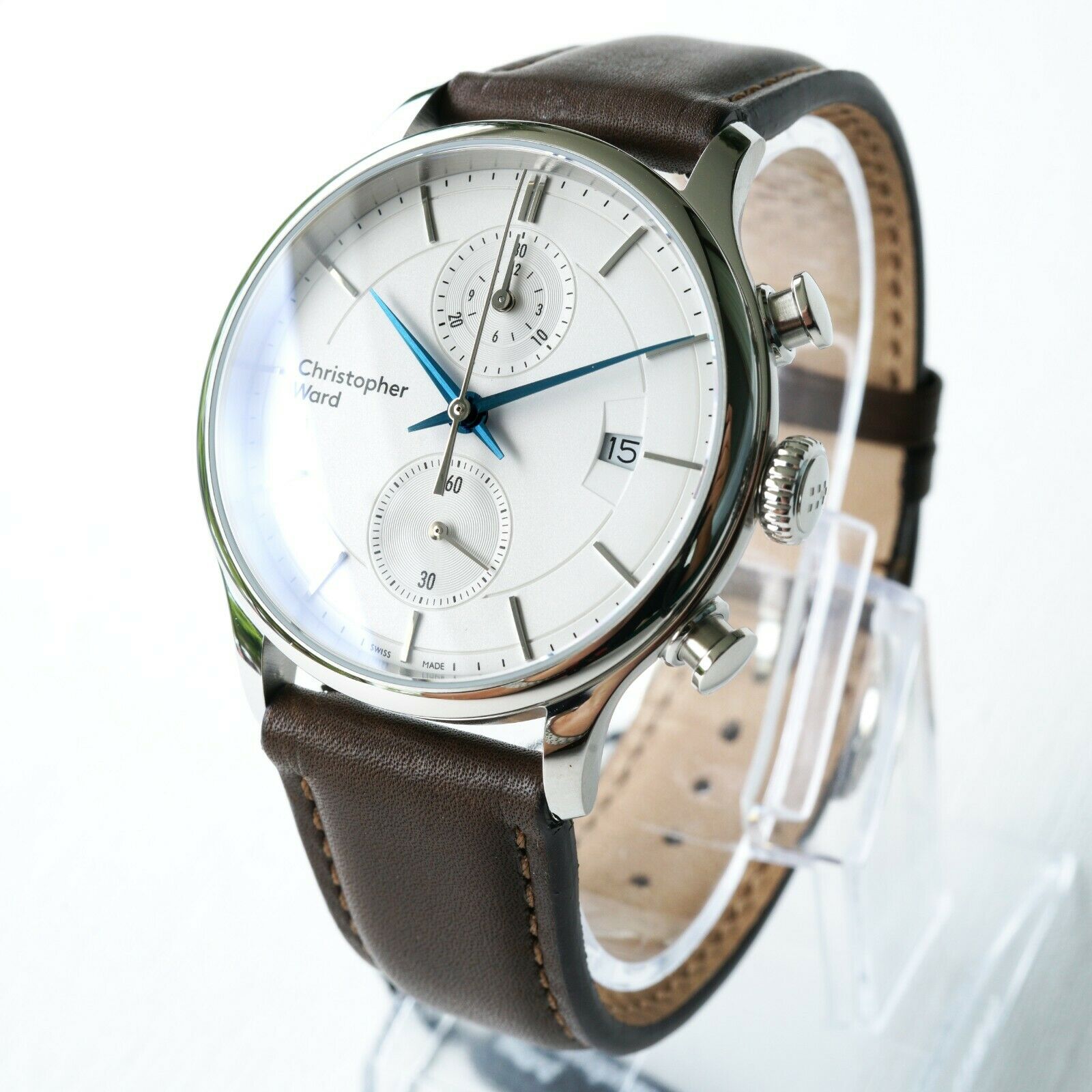 Unworn Christopher Ward C3 Malvern Mk3 Swiss Quartz Chronograph Watch ...