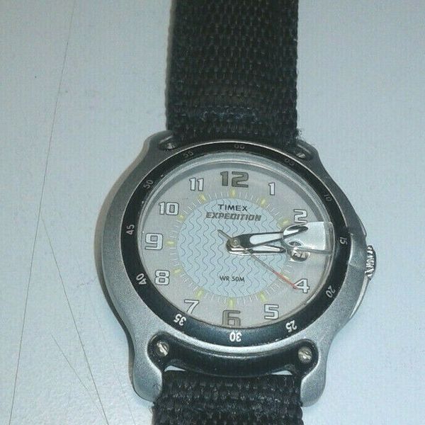 Timex Expedition WR 50M K6 Date Watch Tested - Battery Replaced 9/21/21 ...