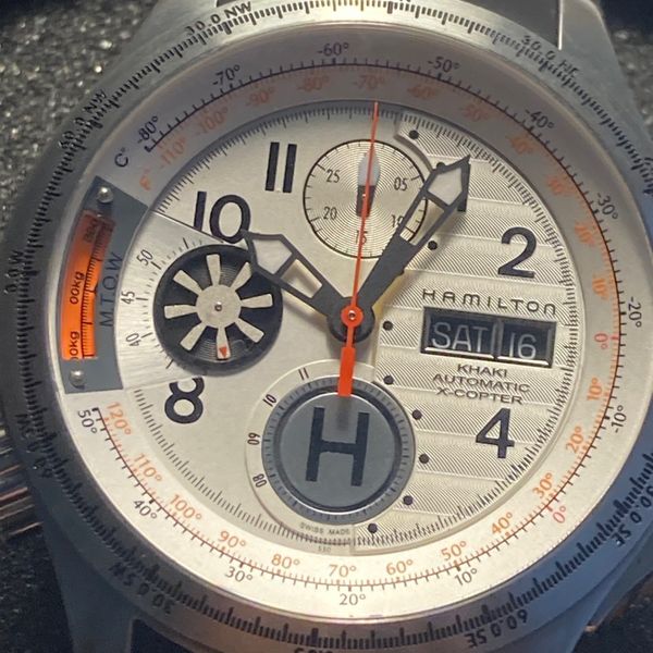 [$675 USD] FS/ HAMILTON Khaki Aviation X-Copter H76656353 Chrono ...