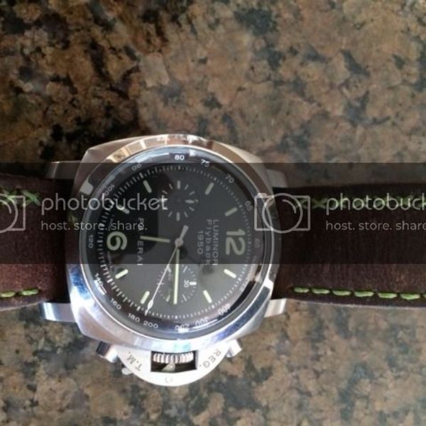 FS: Panerai Pam 212-J Luminor Flyback 1950 Chronograph; $6,950 USD ...