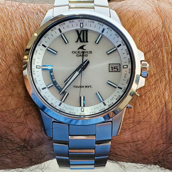 CASIO OCEANUS OCW-T150-2AJF Men's Watch Tough Solar Multiband 6 New in ...