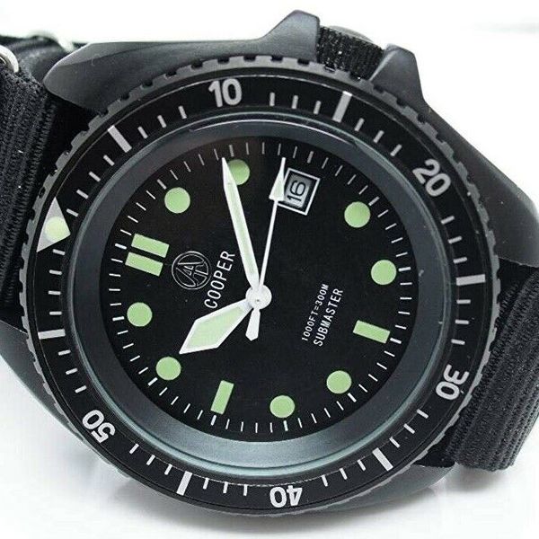 COOPER SUBMASTER 300m PVD SPECIAL FORCES SAS SBS MILITARY DIVERS WATCH ...