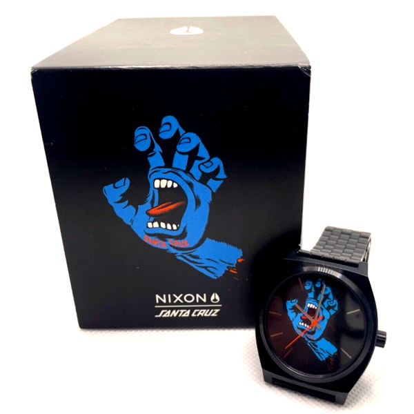 NIXON SANTA CRUZ Watch THE TIME TELLER Model Black Quartz | WatchCharts ...