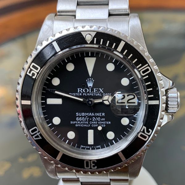 SOLD SOLD Rolex Sub 1680 1977 w Mk1 dial just serv. $9000 | WatchCharts ...