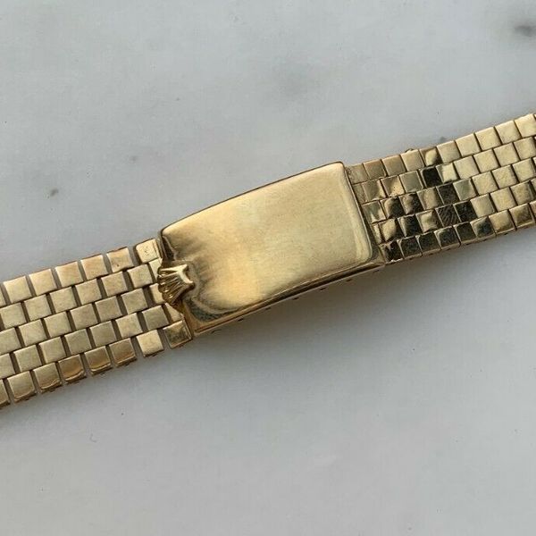 Original 1953 Rolex 20mm GOLD BRICK Bracelet 6062 6098 6305 6105 6611 ...