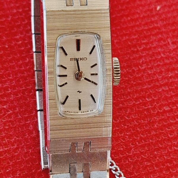 Mint Seiko 1520-3331 Mechanical Wind Up Ladies Wrist Watch 17 Jewel ...
