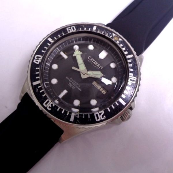 Citizen Diver Mens Watch Full Size Black Dial Day/Date Automatic 51 ...