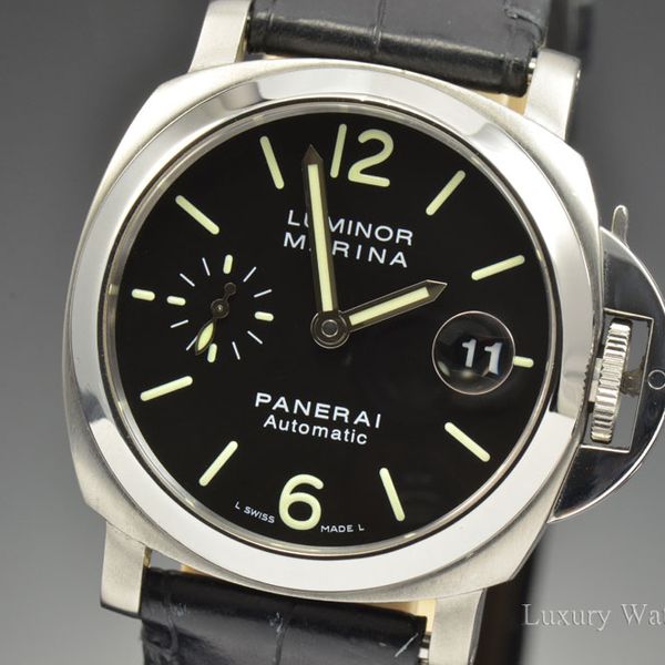 FS: Mens Panerai Luminor Marina Stainless Steel Automatic 40MM Watch ...