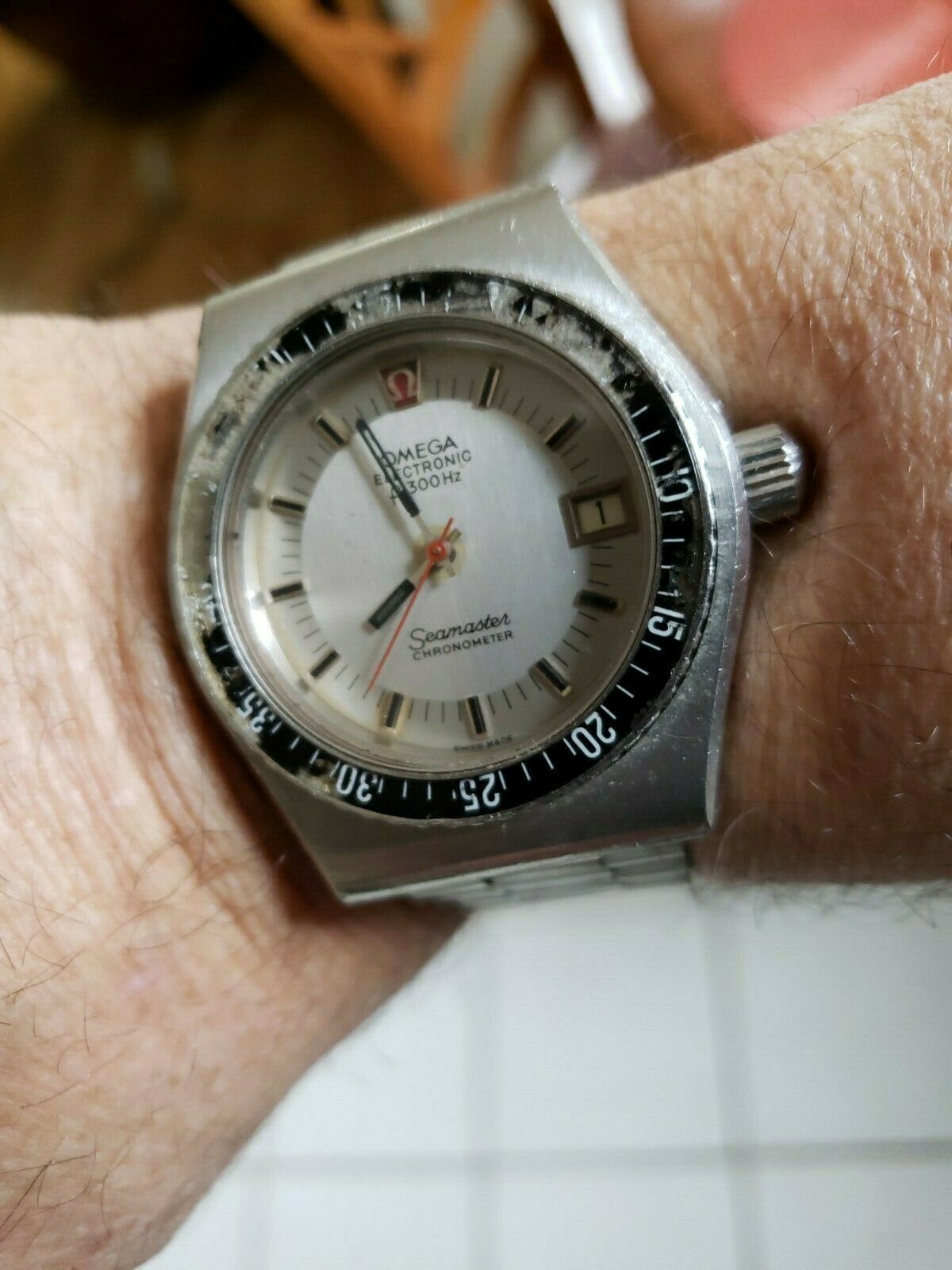 Omega Seamaster F300Hz Electronic Chronometer Ref. 198.0016 Cal. 9162 ...