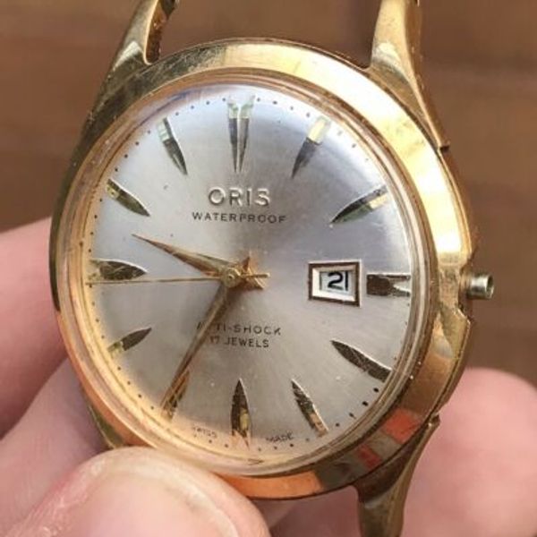 A GENTS VINTAGE “ORIS” WRISTWATCH, CIRCA 1950/60s....SPARES OR ...