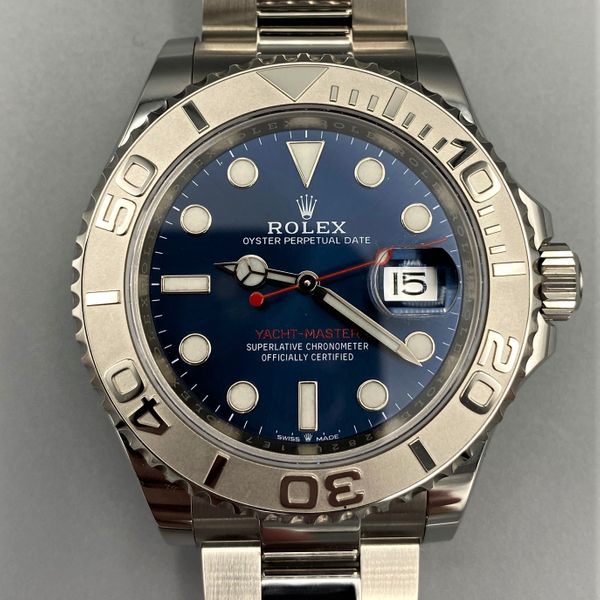 FSOT: Rolex Yachtmaster 40 126622 Blue Dial Platinum New Release 2019 ...