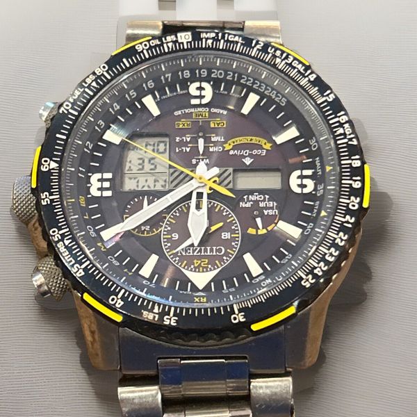Citizen Promsster Skyhawk A-T Blue Angels Eco-Drive Men's Watch ...