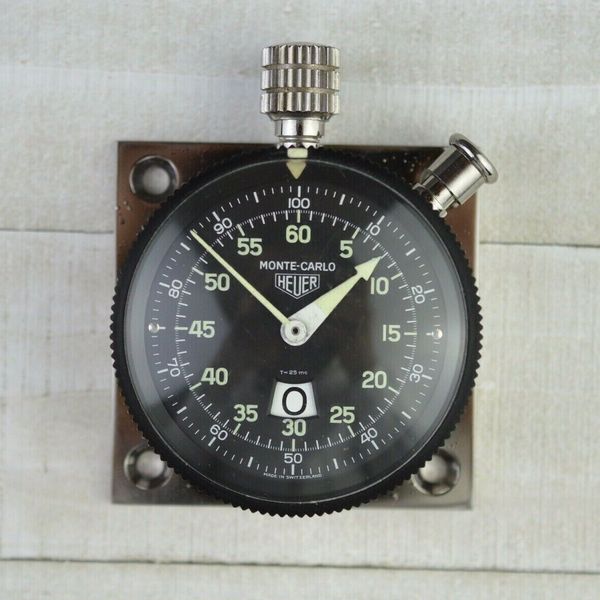 Vintage Heuer Monte-Carlo Cal.7714 Dash Board Rally Timer | WatchCharts ...