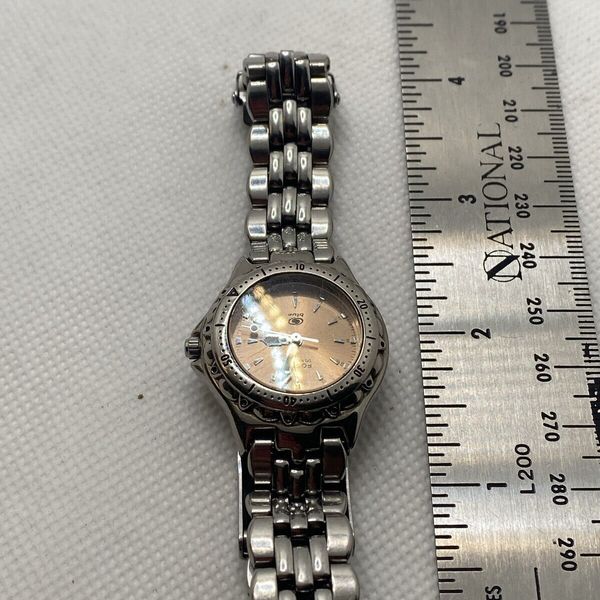 FOSSIL 50 METERS BLUE Am-3184 Fossil Blue Watch Works With New Battery ...