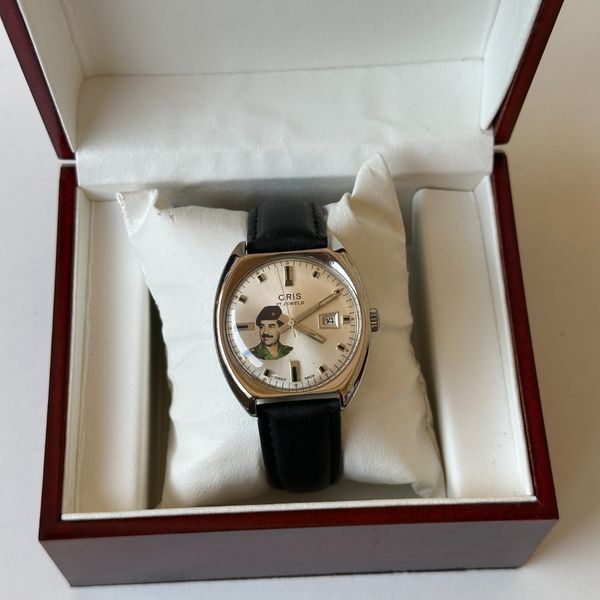 1970's Vintage Oris Watch Saddam Hussein Special Edition Manual Men's ...