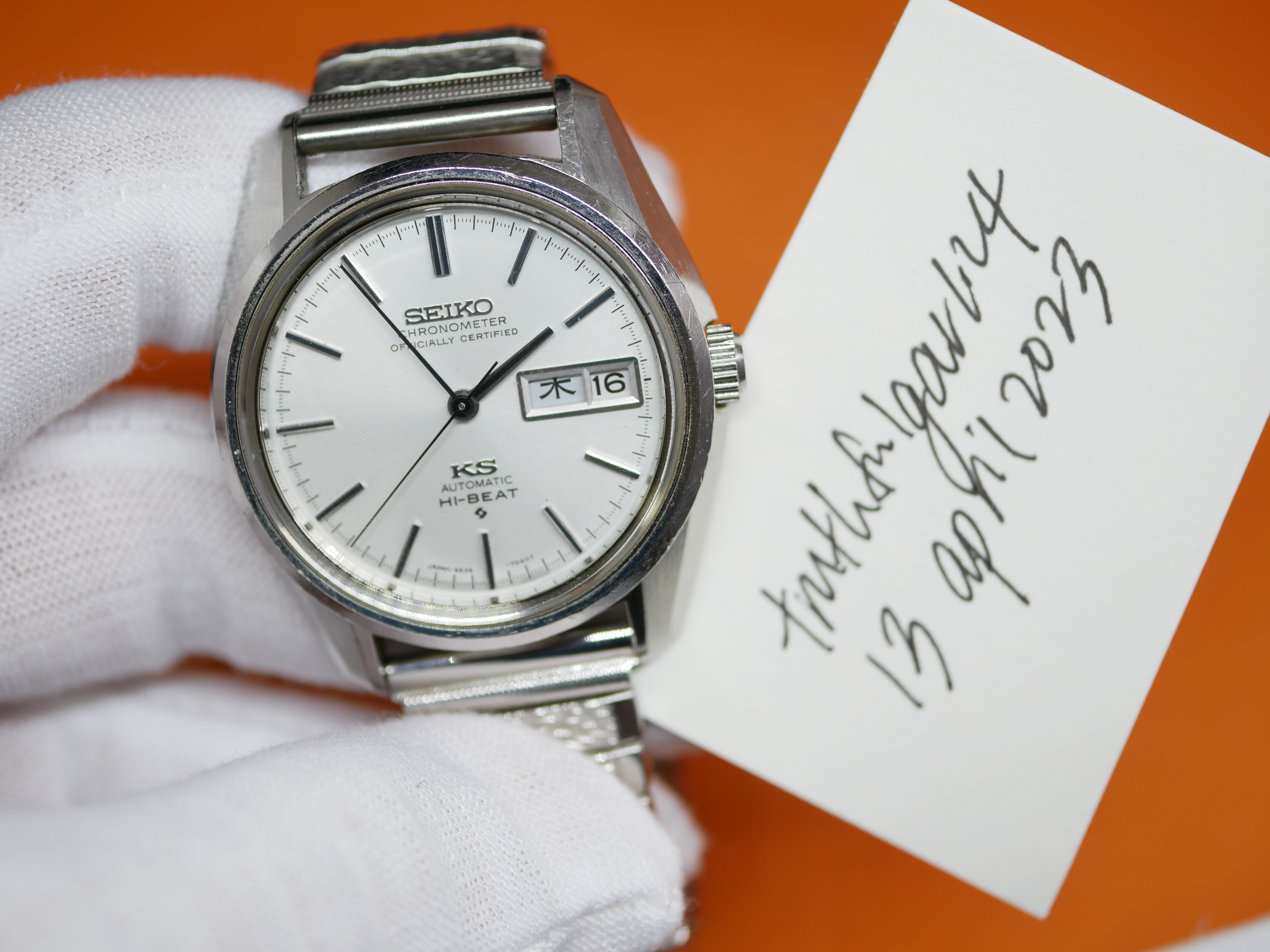 [WTS] 1973 King Seiko Automatic Day Date 5626-7041 . One Of The Few Sets With Box and Papers ...